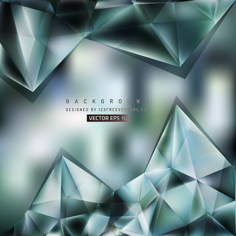 Abstract Dark Color Geometric Triangle Background