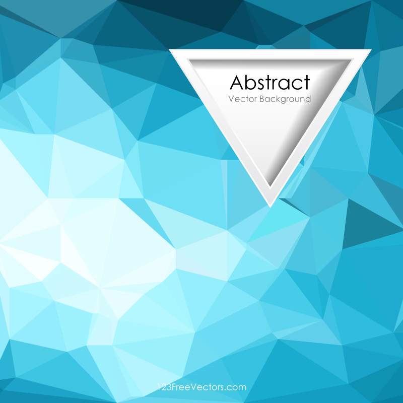 Abstract Light Blue Polygonal Background Image