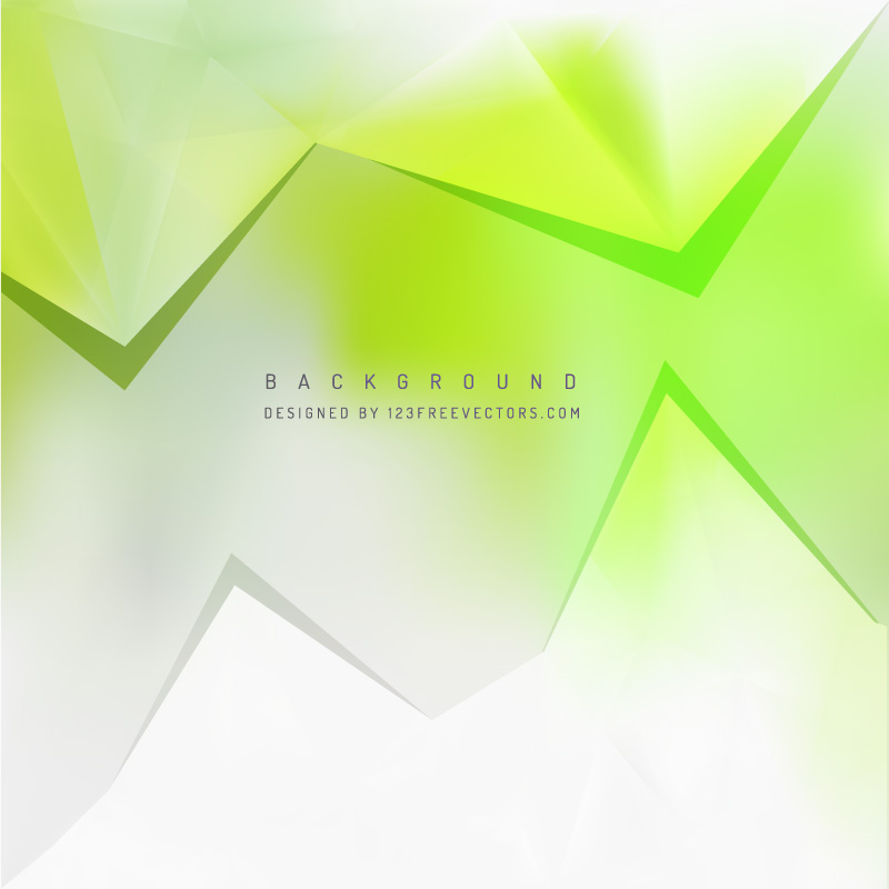 Light Green Triangular Background Design
