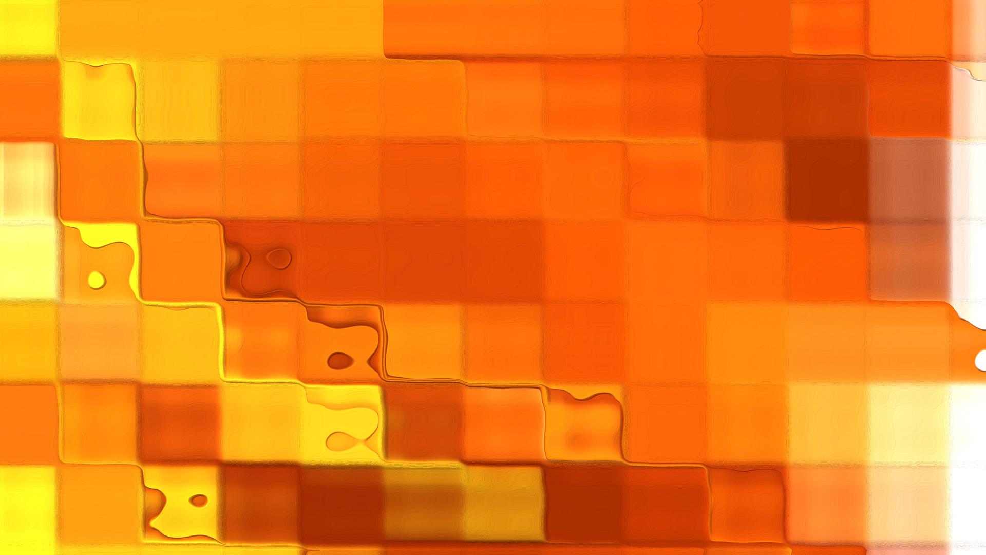 Orange Blocks Abstract Background