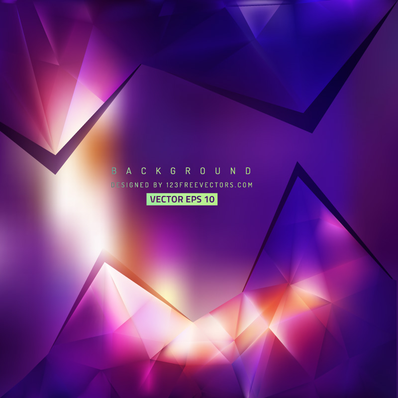 Abstract Dark Purple Geometric Triangle Background Template