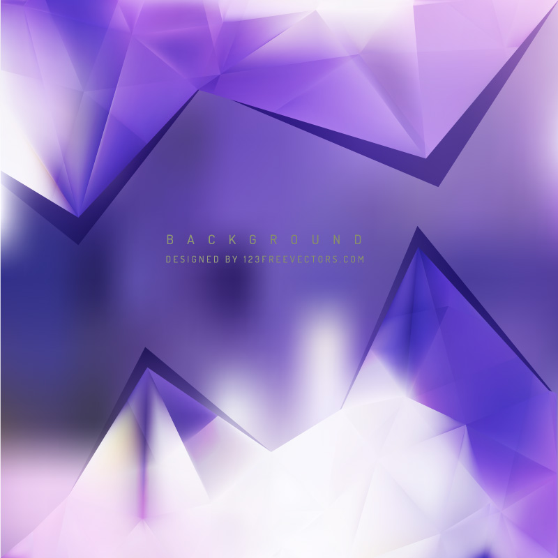Abstract Purple Triangle Polygonal Background
