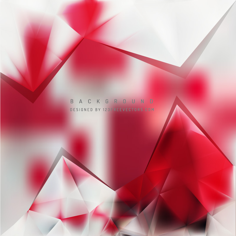 Red White Polygonal Triangular Background Design Red White Polygonal Triangular Background Design