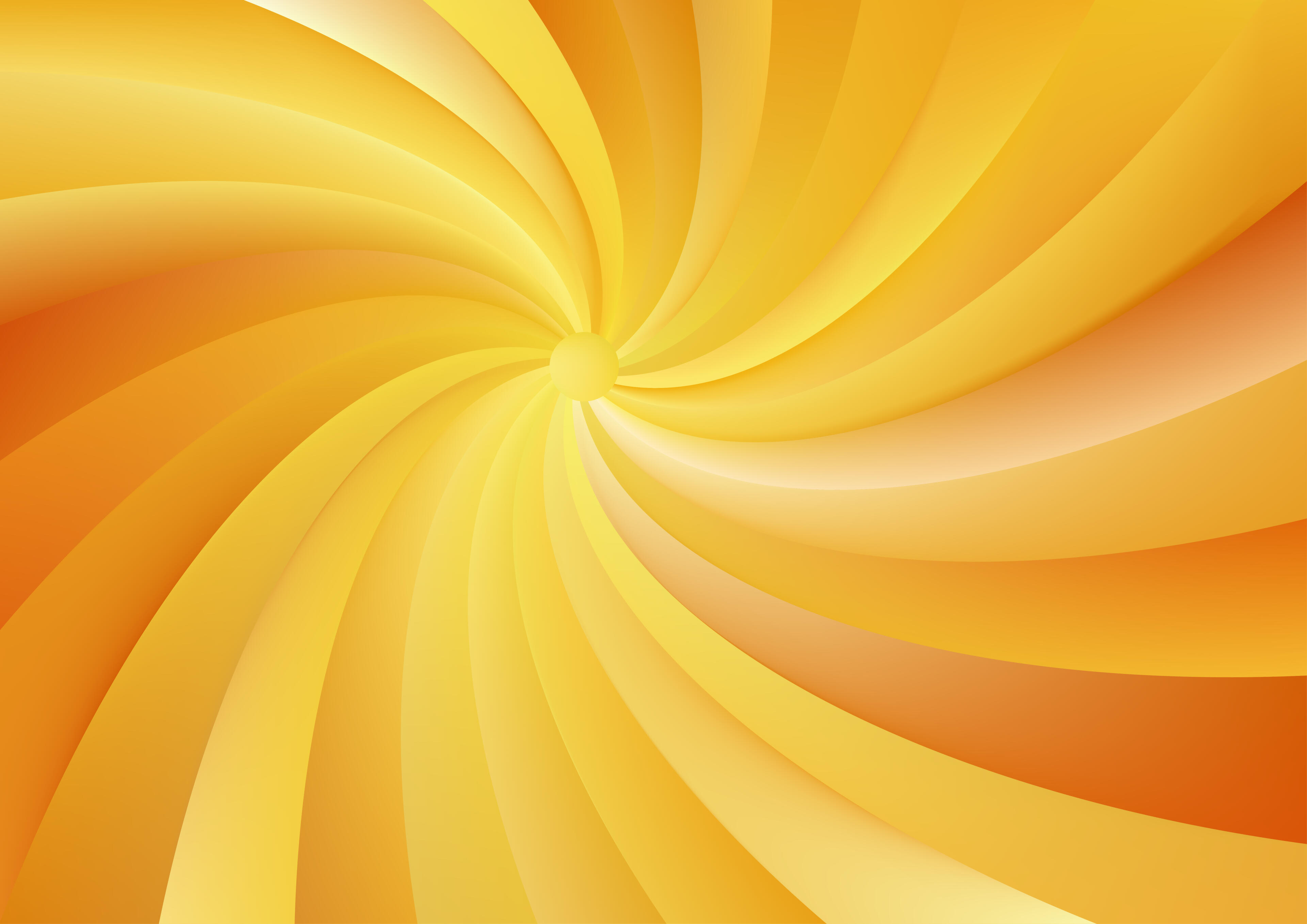 Orange and White Spiral Background