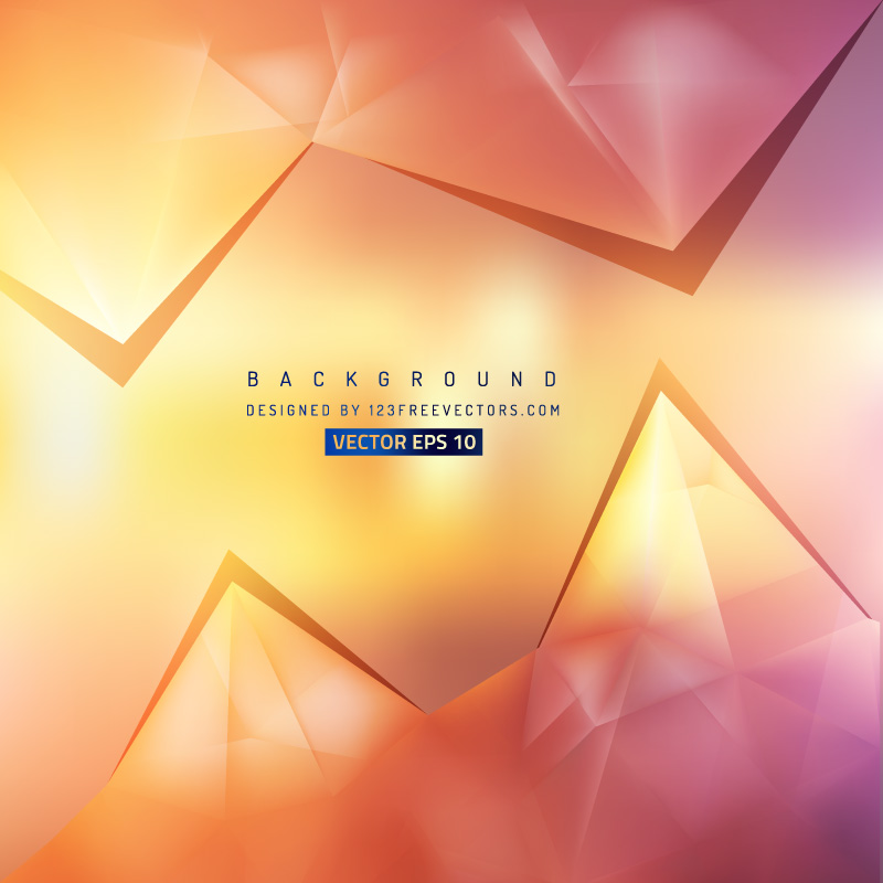 Abstract Triangle Polygonal Background Design