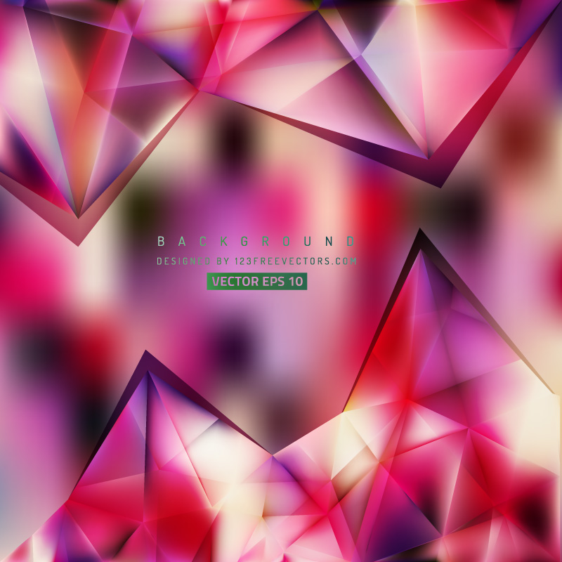 Abstract Triangle Polygonal Background Design