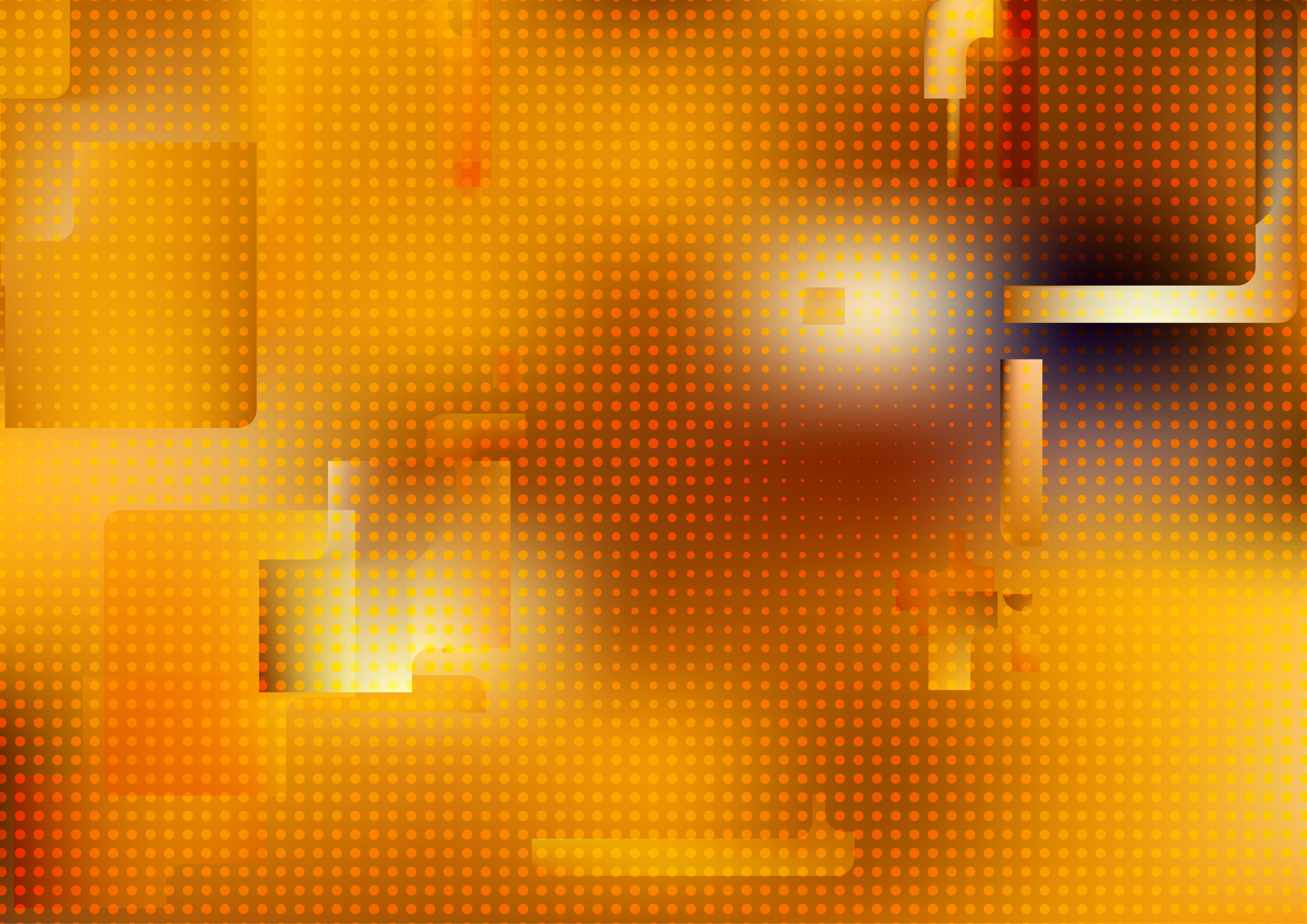 Free Download Abstract Orange Dots Background
