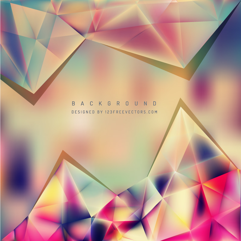 Geometric Triangle Background Design