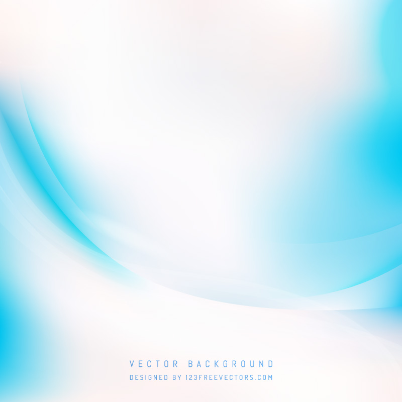 Abstract Blue White Wave Background Design