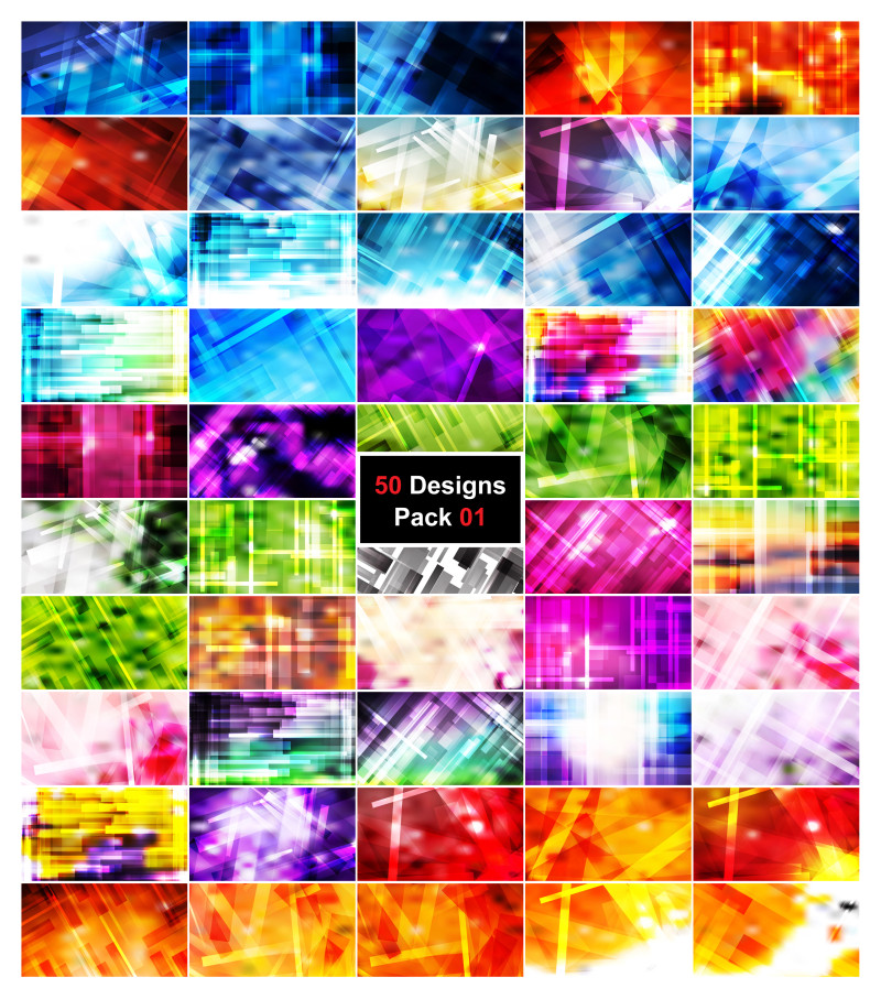 4 Geometric Design Pack | Free Vectors, Photos, Artwork Images ...