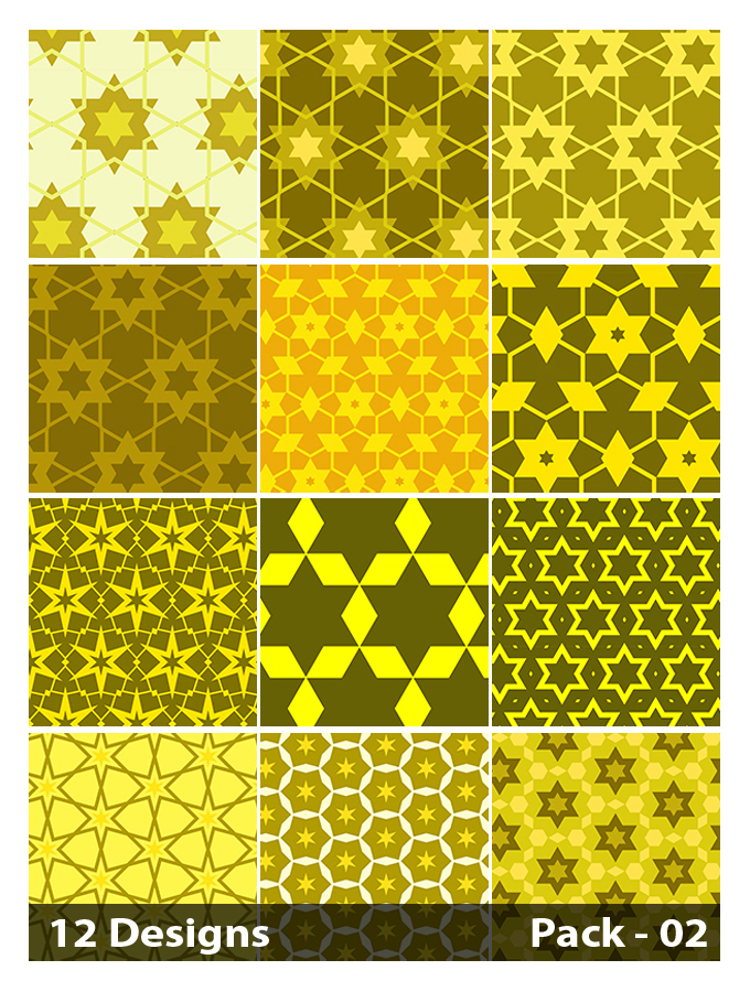 Geometric Star Patterns Pack