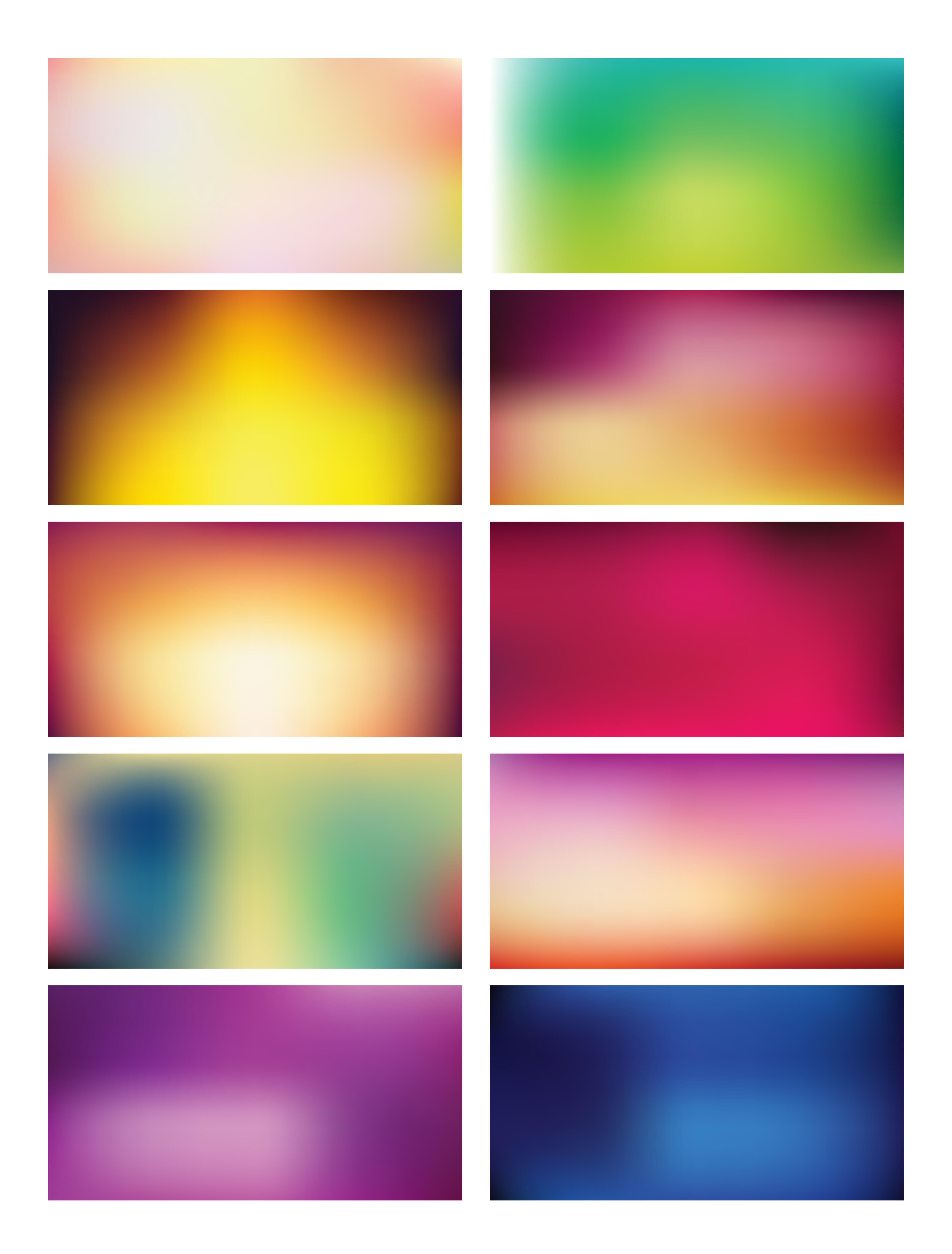 Free Download Abstract Blurred Color Backgrounds