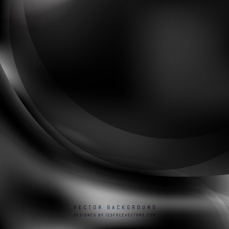 Black Wave Background Template