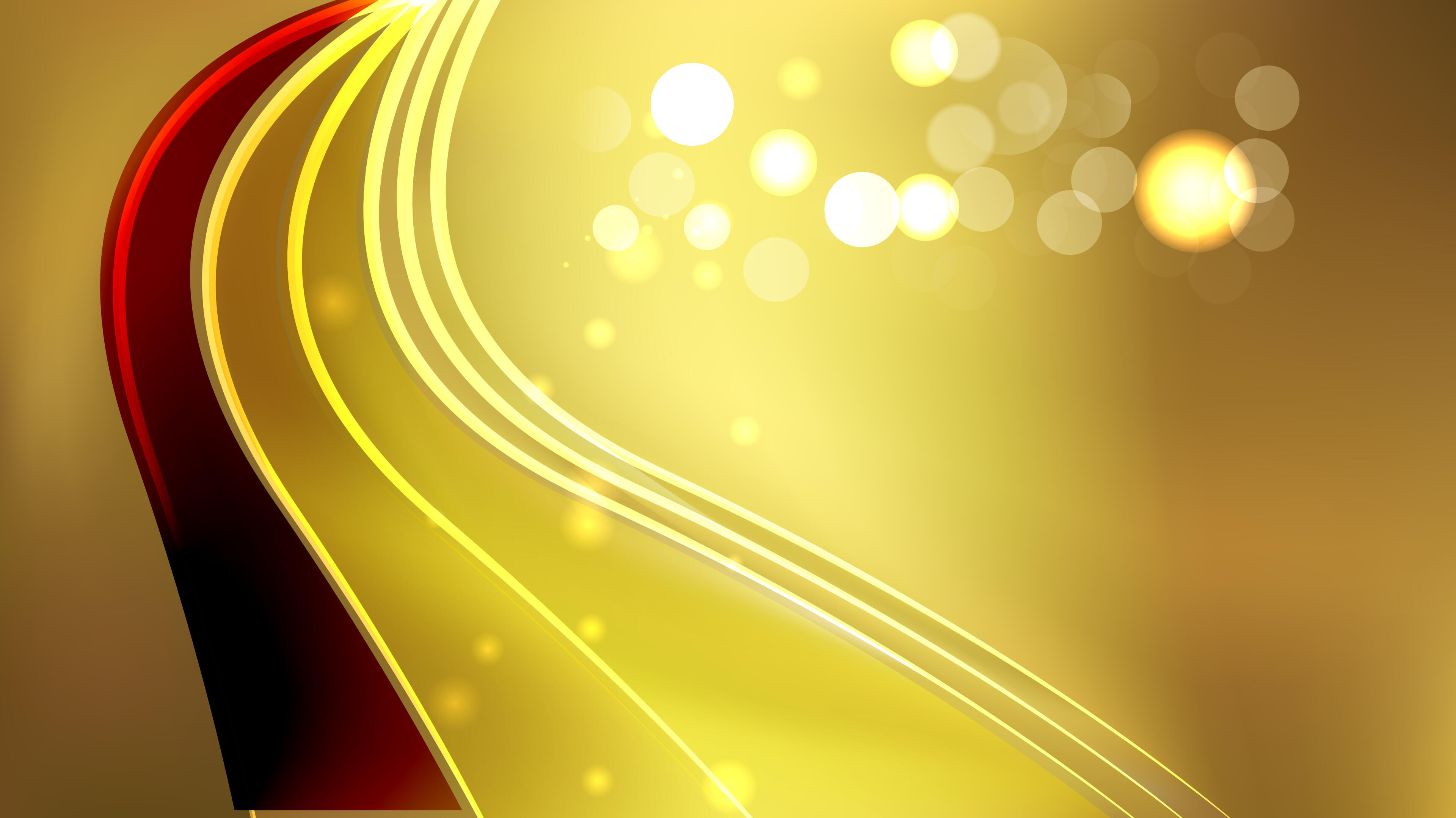Free Download Abstract Red and Gold Defocused Lights Background