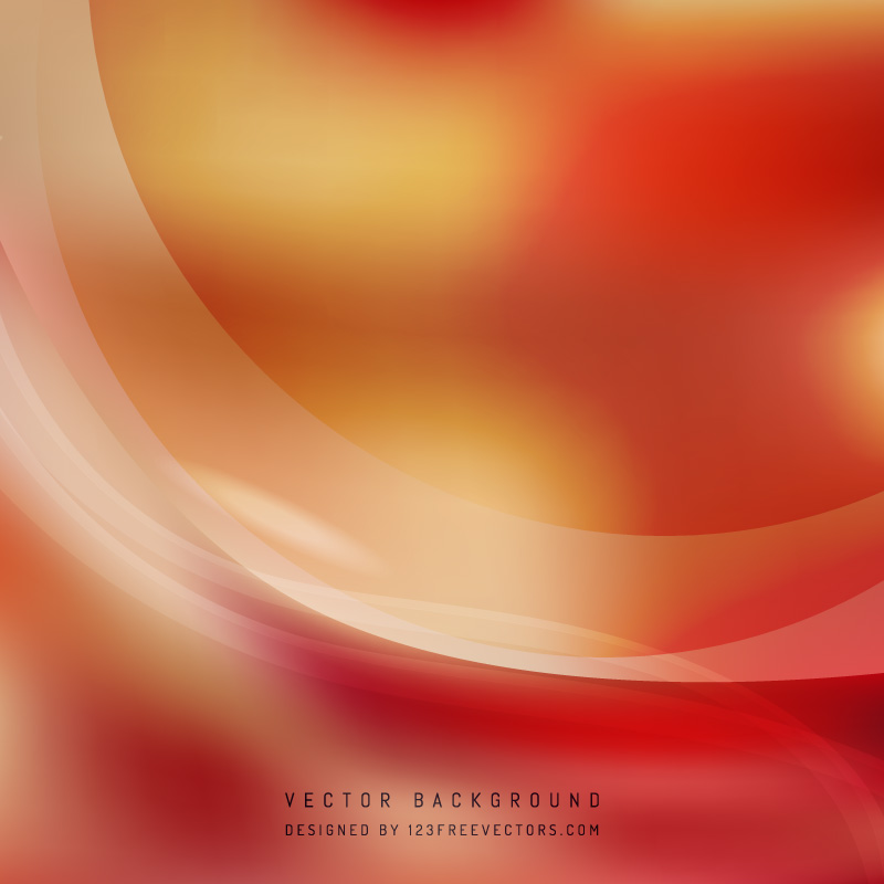 Abstract Red Beige Wave Background