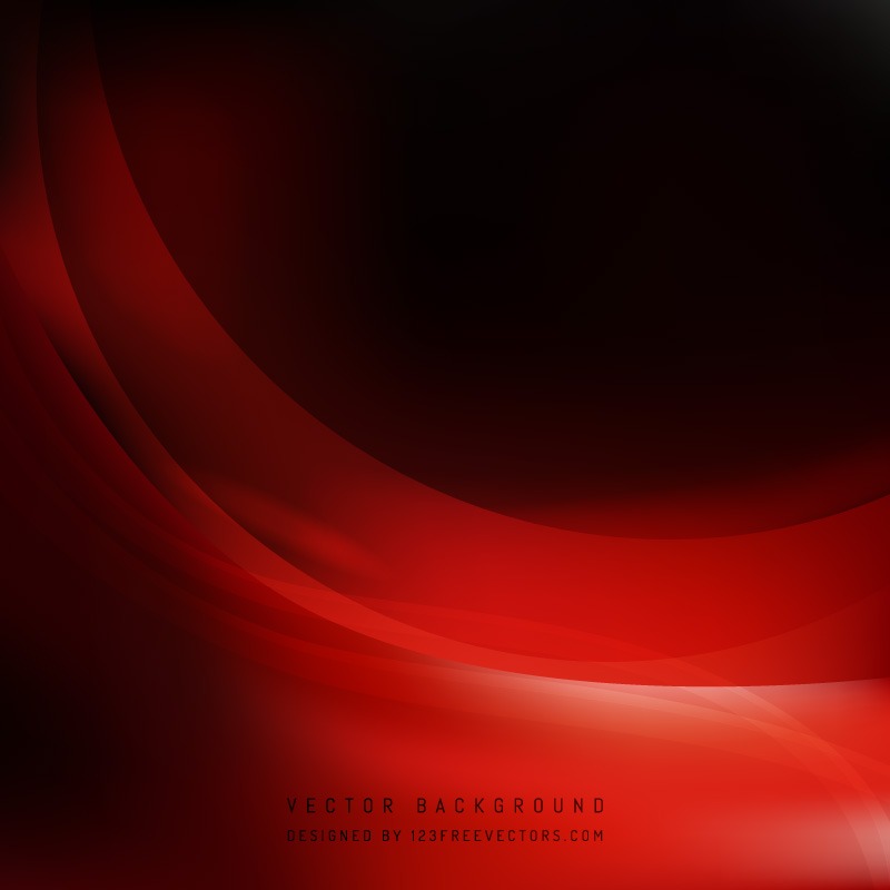 Red Black Wave Background Template