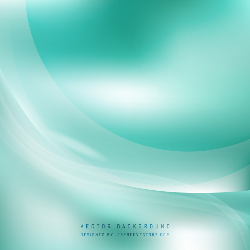 Light Turquoise Wave Background