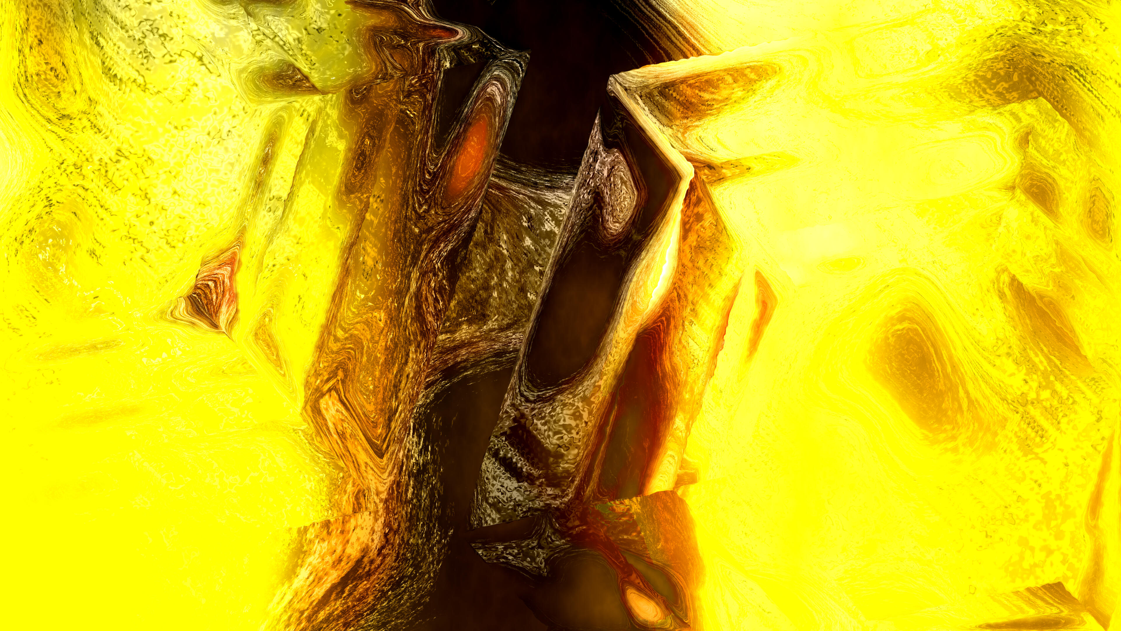 Free Orange and Yellow Paint Texture Background Image