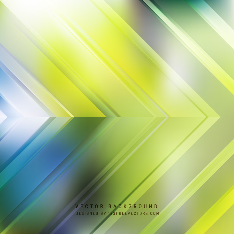 Blue Green Arrow Background