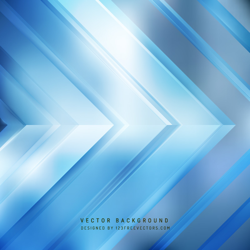 Abstract Blue Arrow Background