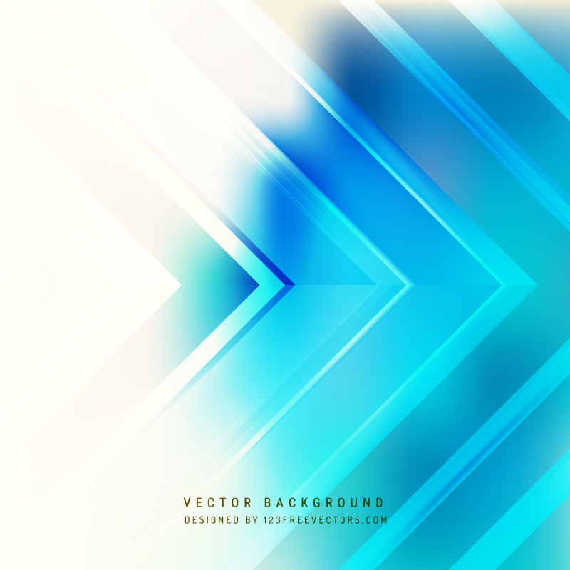Abstract Blue Arrow Background Template