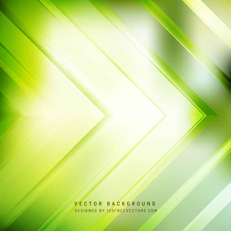Abstract Green Arrow Background Template