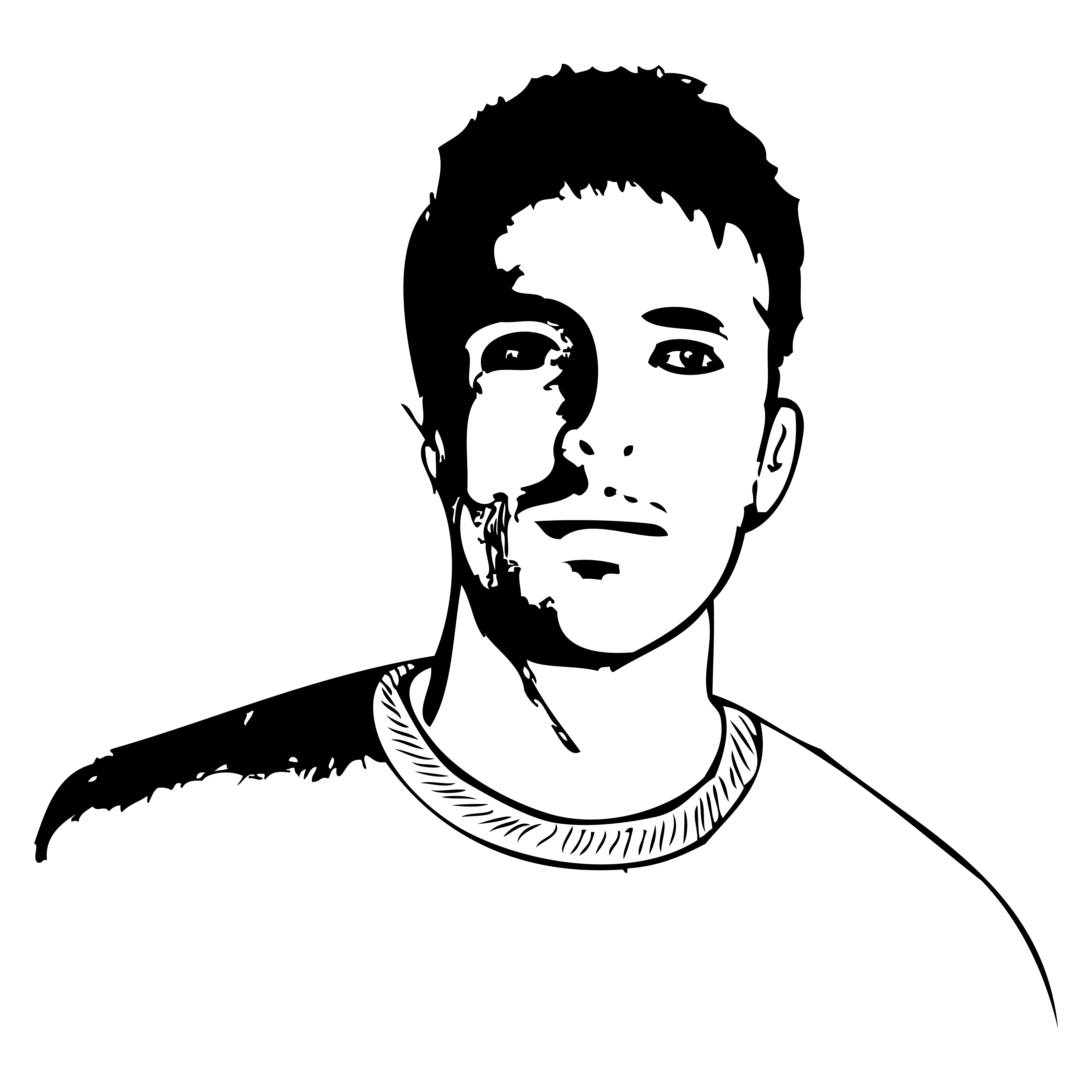 Free Download Hand Drawn Young Man Image Free Download Hand Drawn Young Man Image