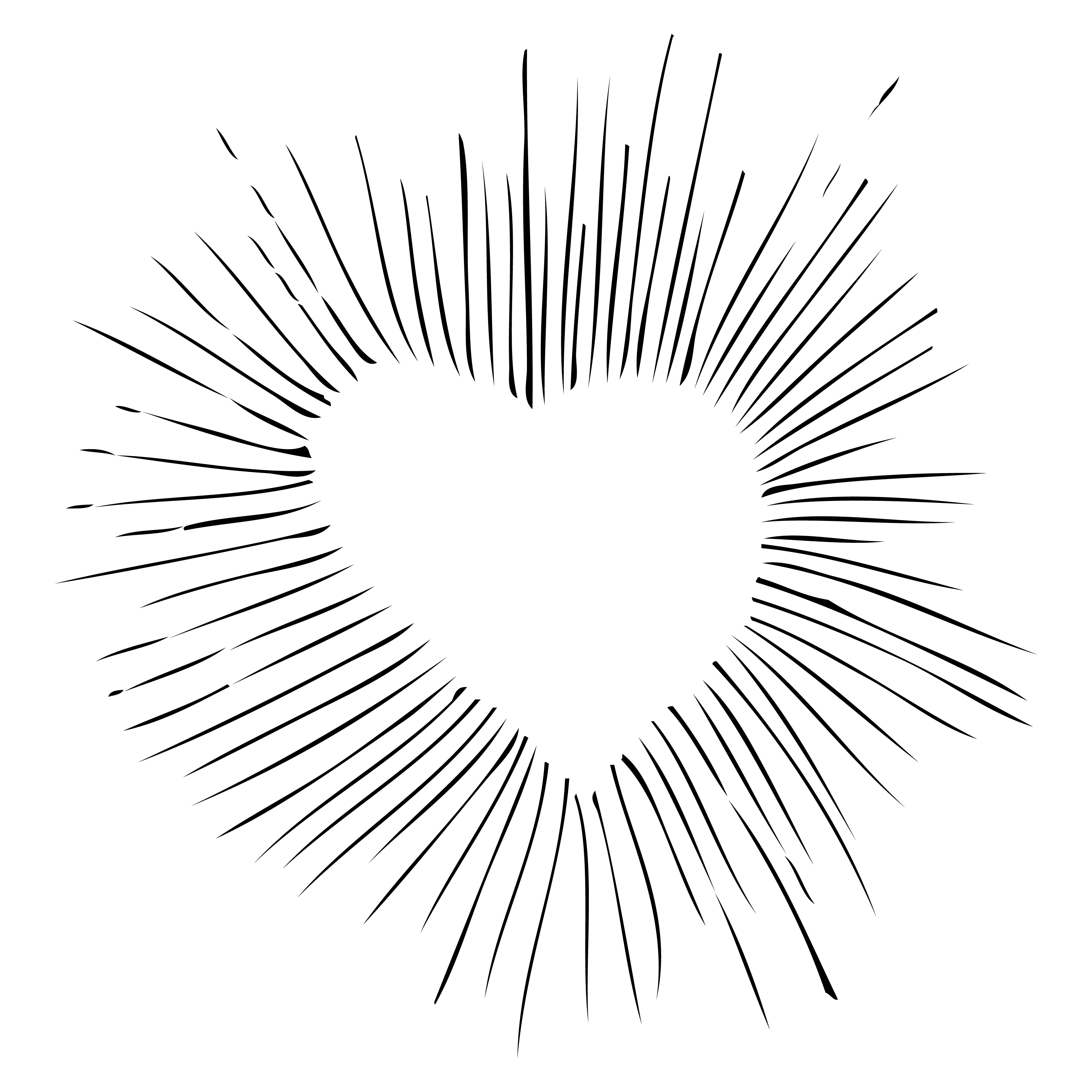 Free Download Hand-Drawn Heartburst