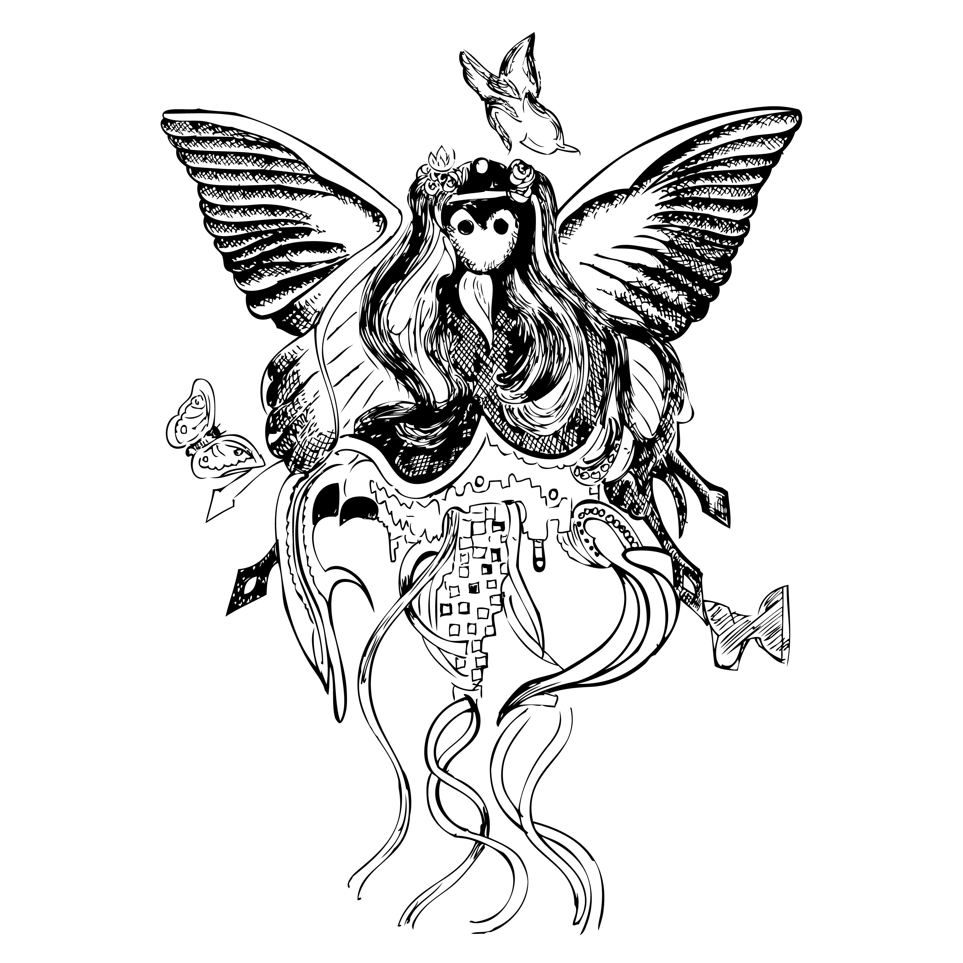 Free Hand Drawn Horror Image