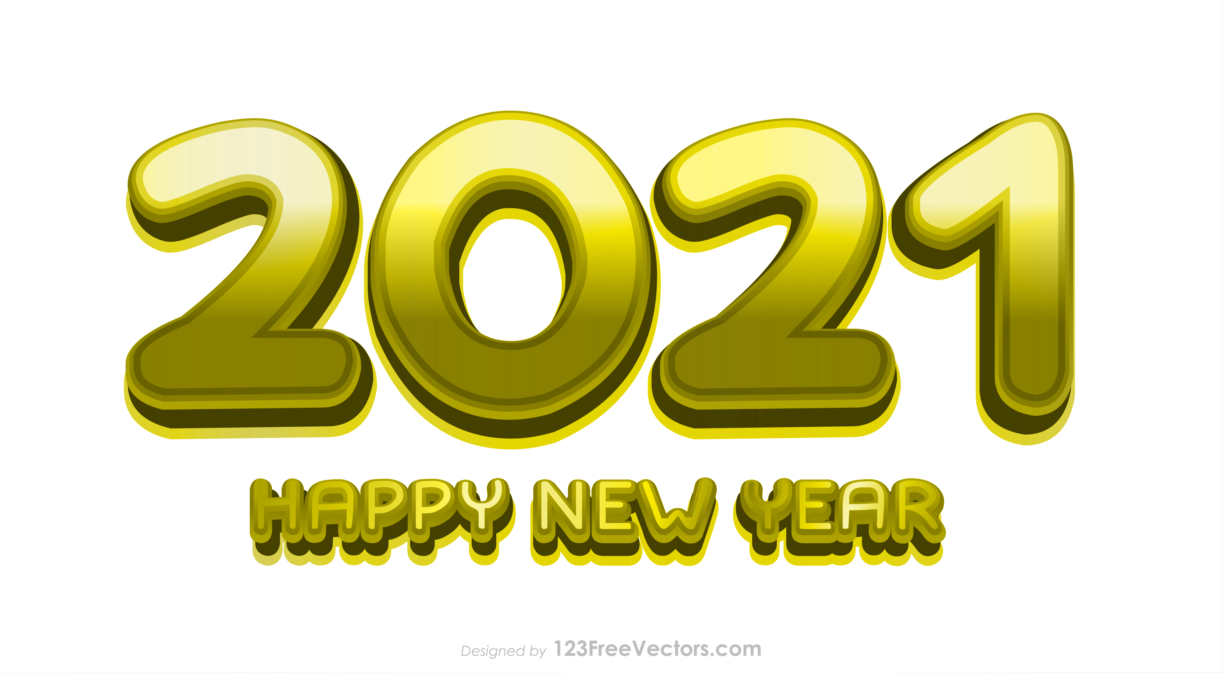 Free New Year Gold Background 2021