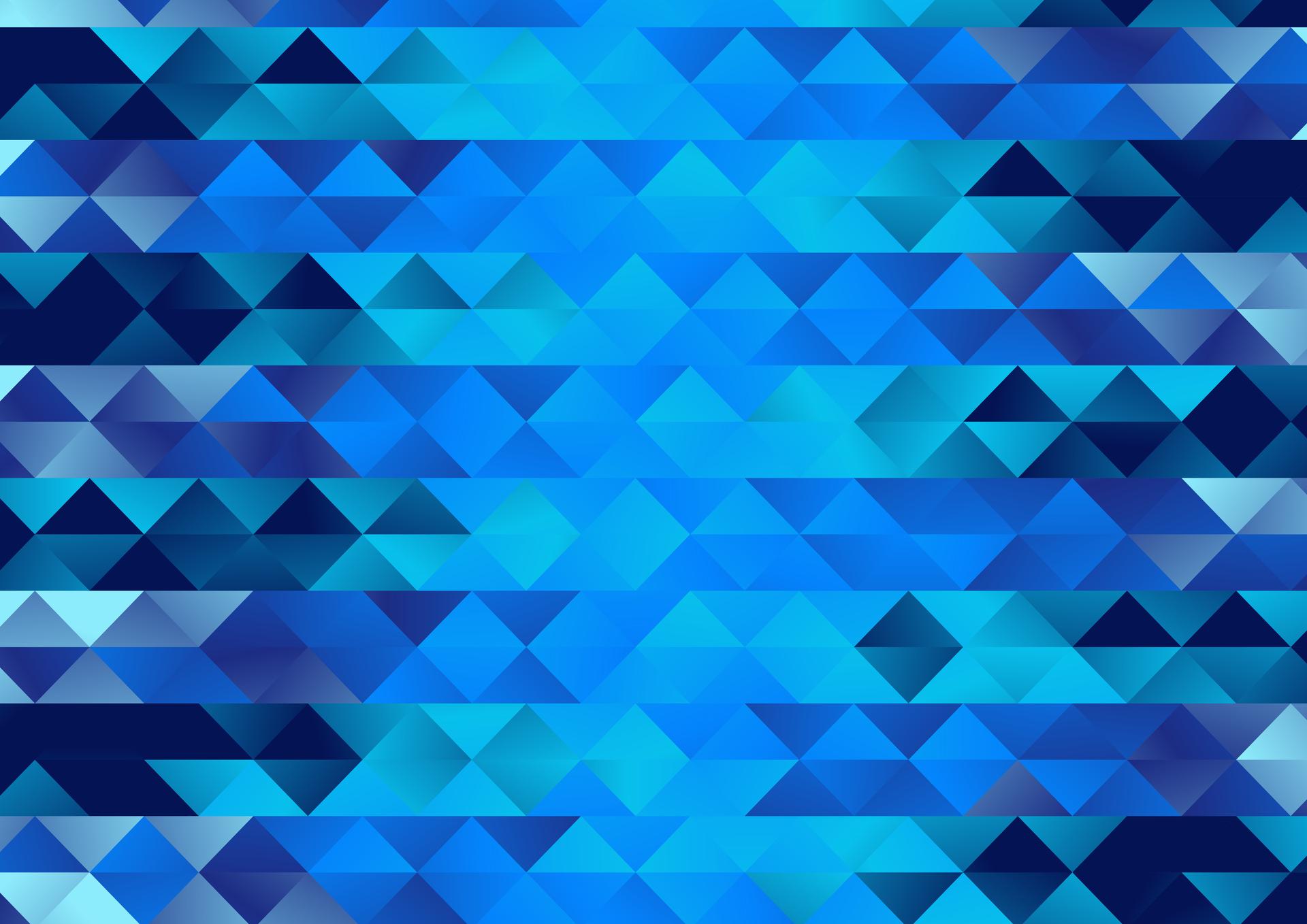 Abstract Blue Triangle Pattern Background