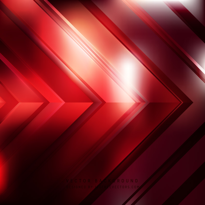 Abstract Dark Red Arrow Background Design