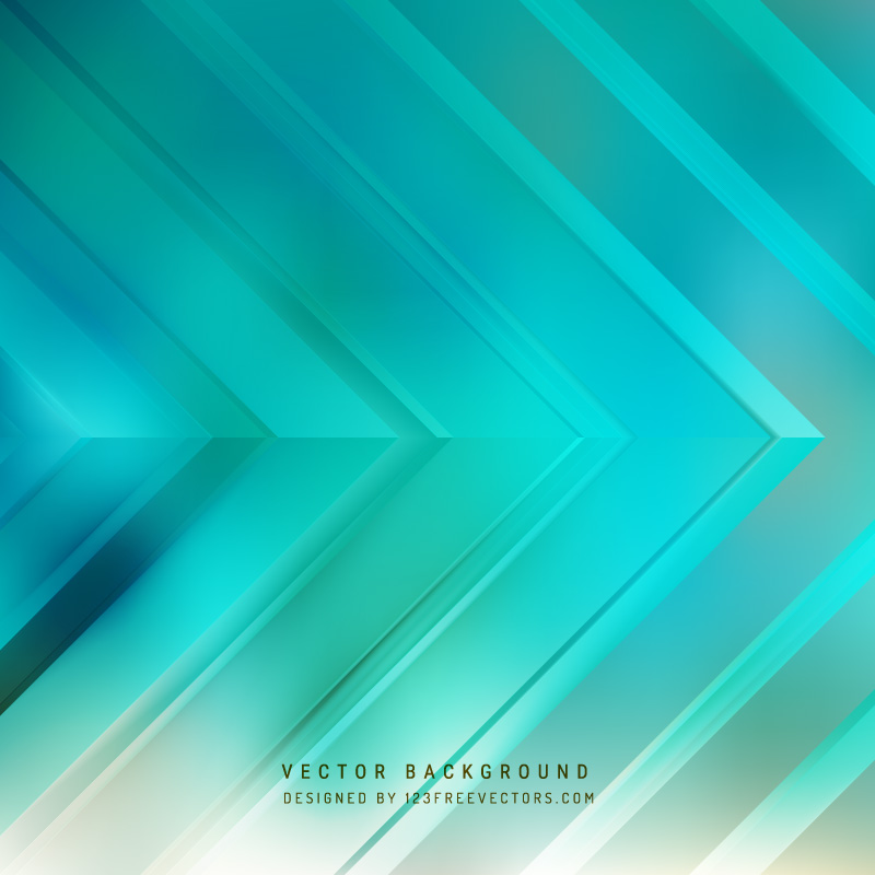Abstract Turquoise Arrow Background Template