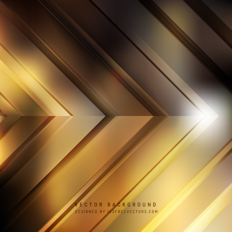 Dark Yellow Arrow Background Template