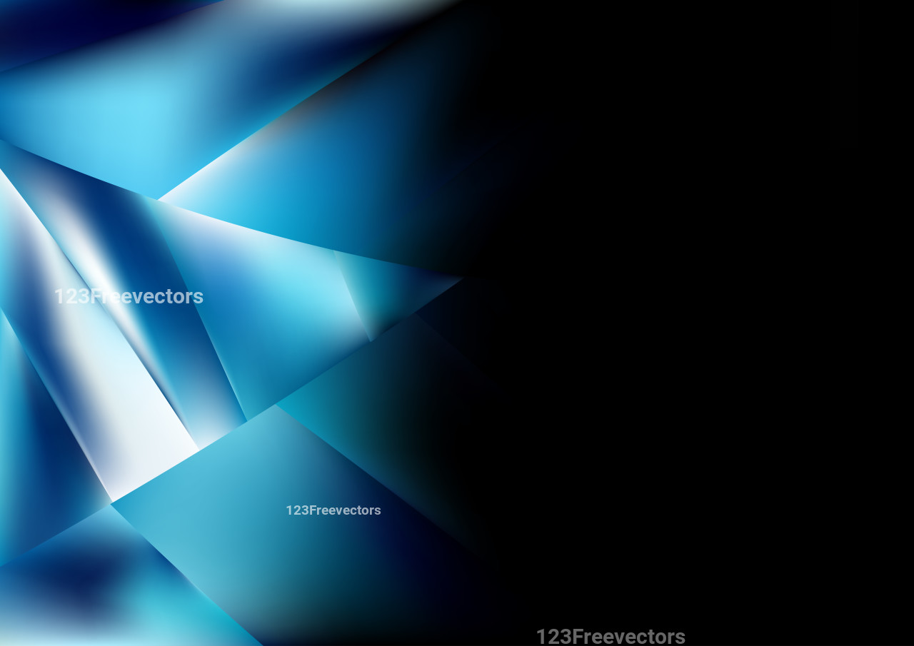 Abstract Blue Black and White Graphic Background Vector Illustration