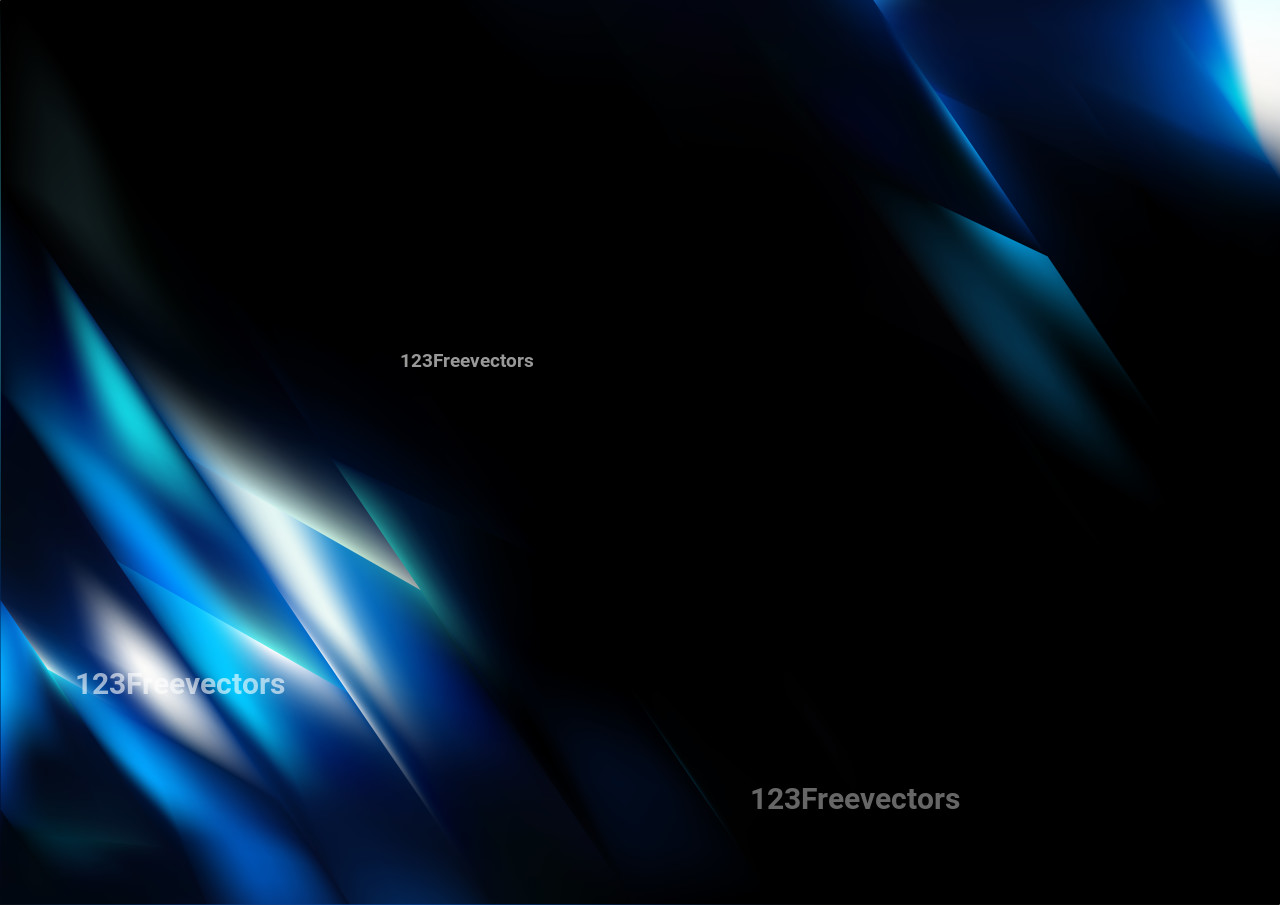 Blue Black and White Abstract Graphic Background