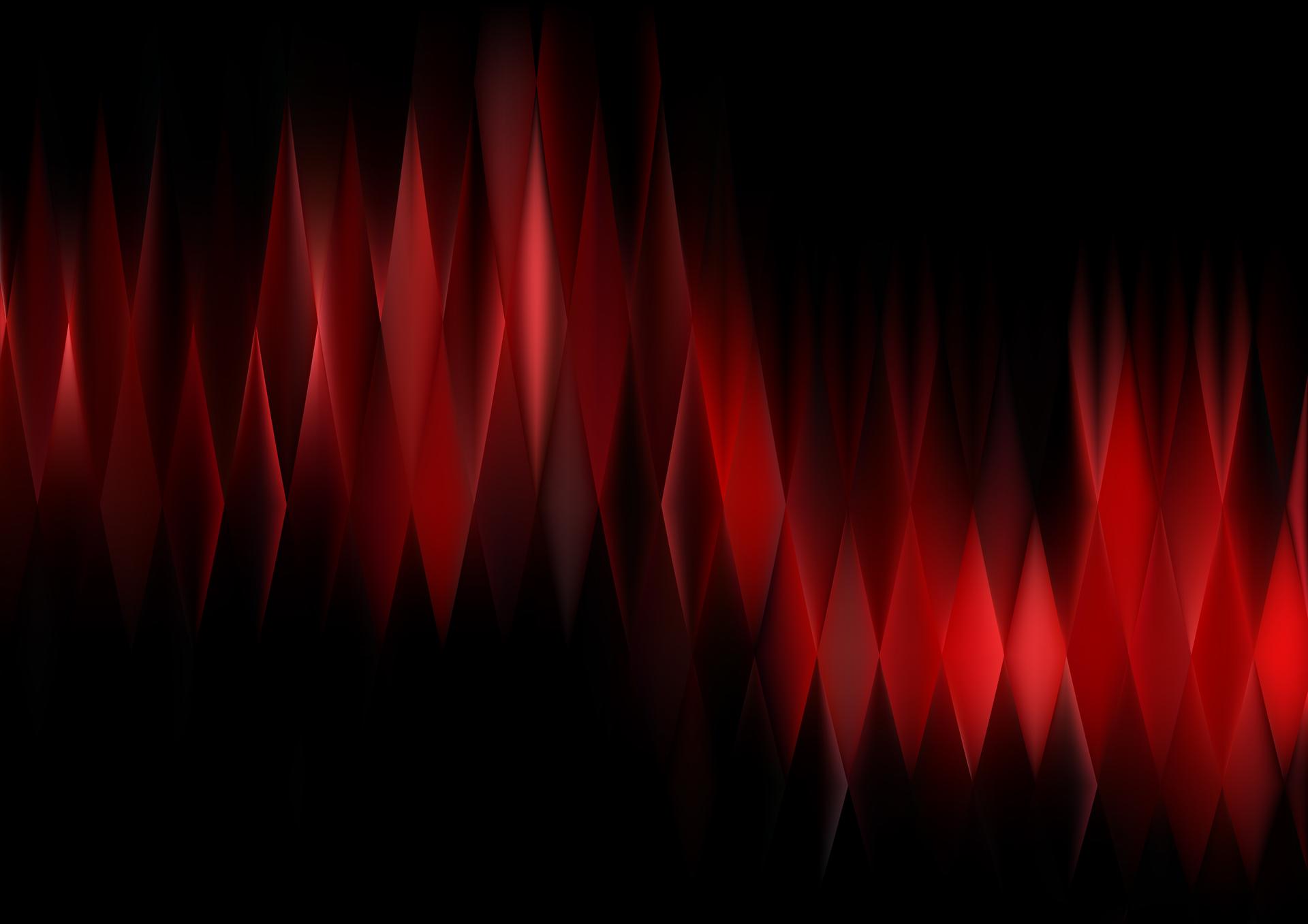 Abstract Red Diamond Pattern