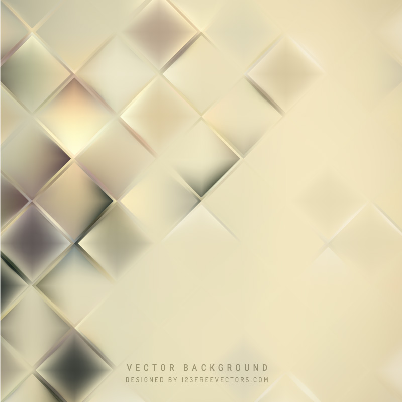 Abstract Beige Geometric Square Background