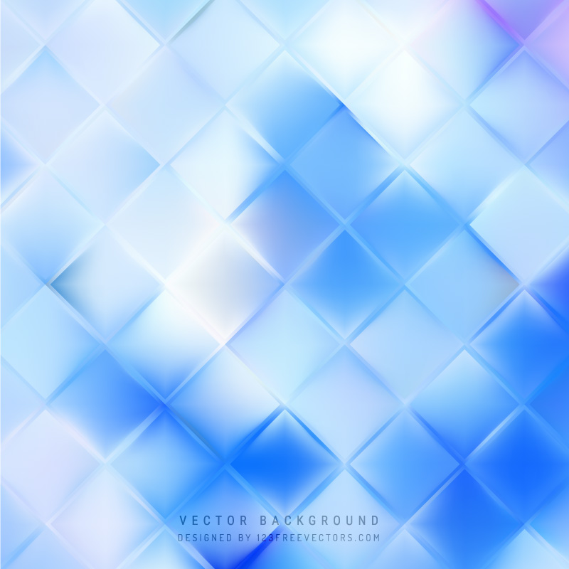 Abstract Light Blue Square Background Template