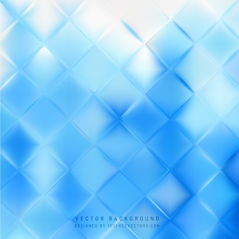Blue Square Background Pattern