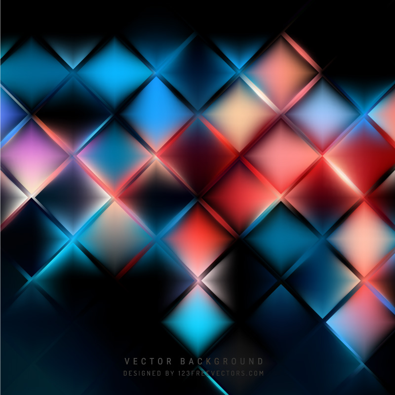 Dark Color Square Background Template