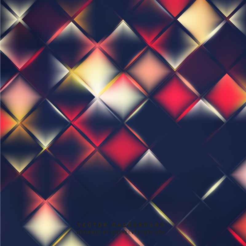 Dark Color Square Background Pattern