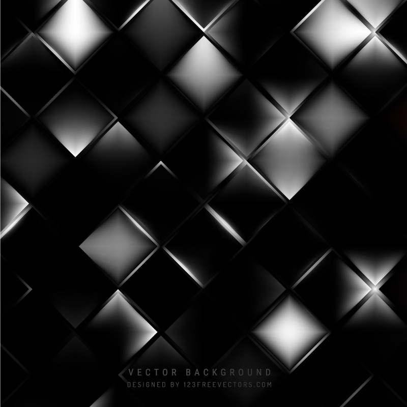 Black Square Background Template