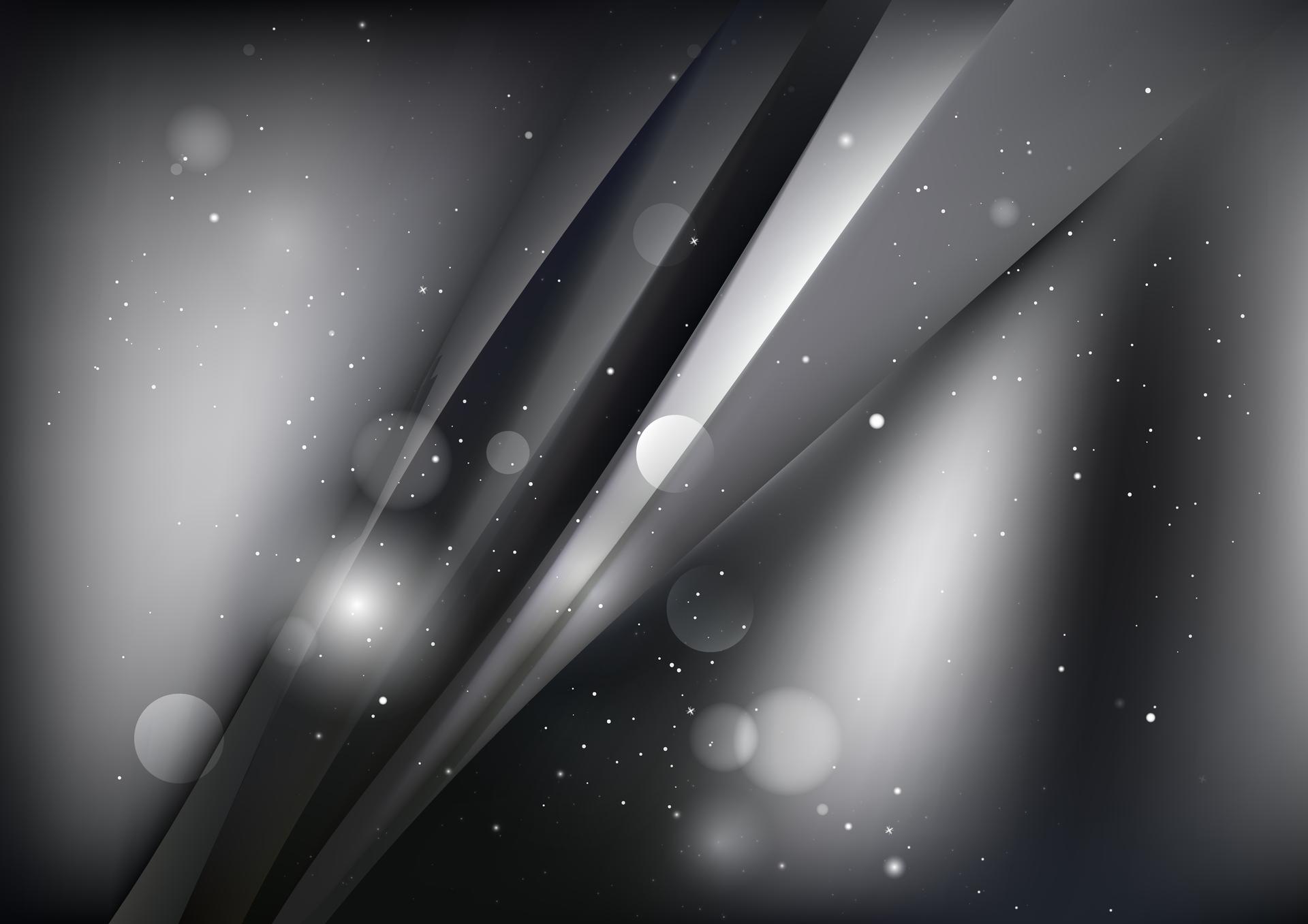 Dark Grey Abstract Shiny Background Vector Illustration