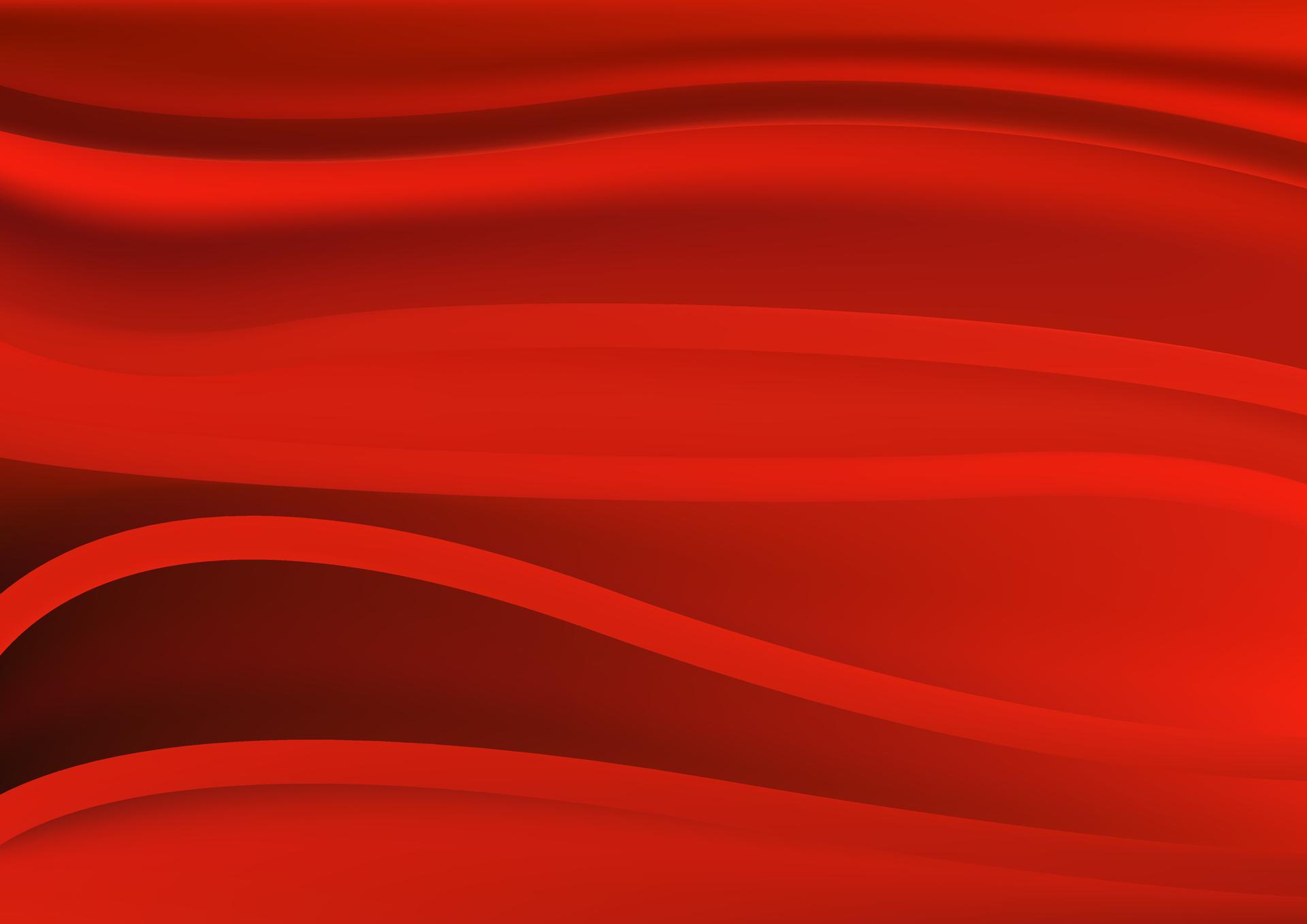 Abstract Red Wave Background