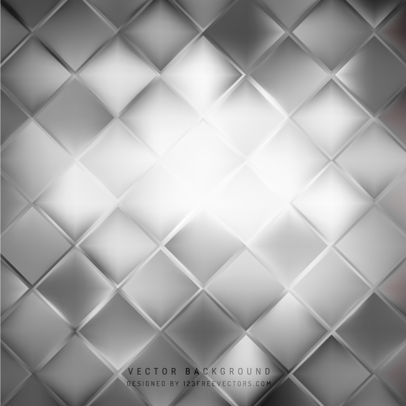 Gray Square Background Template