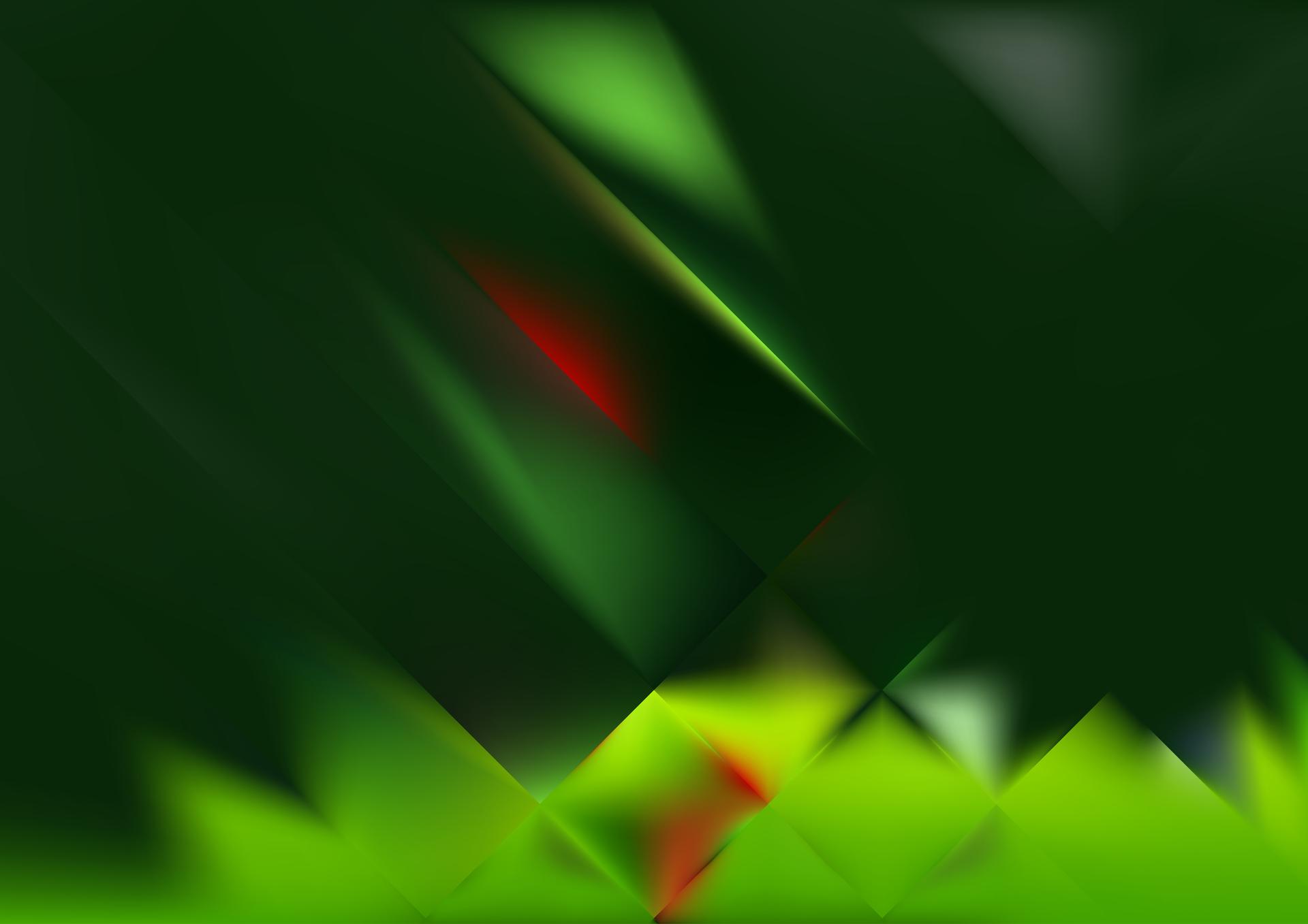 Abstract Shiny Red and Green Background Vector Graphic