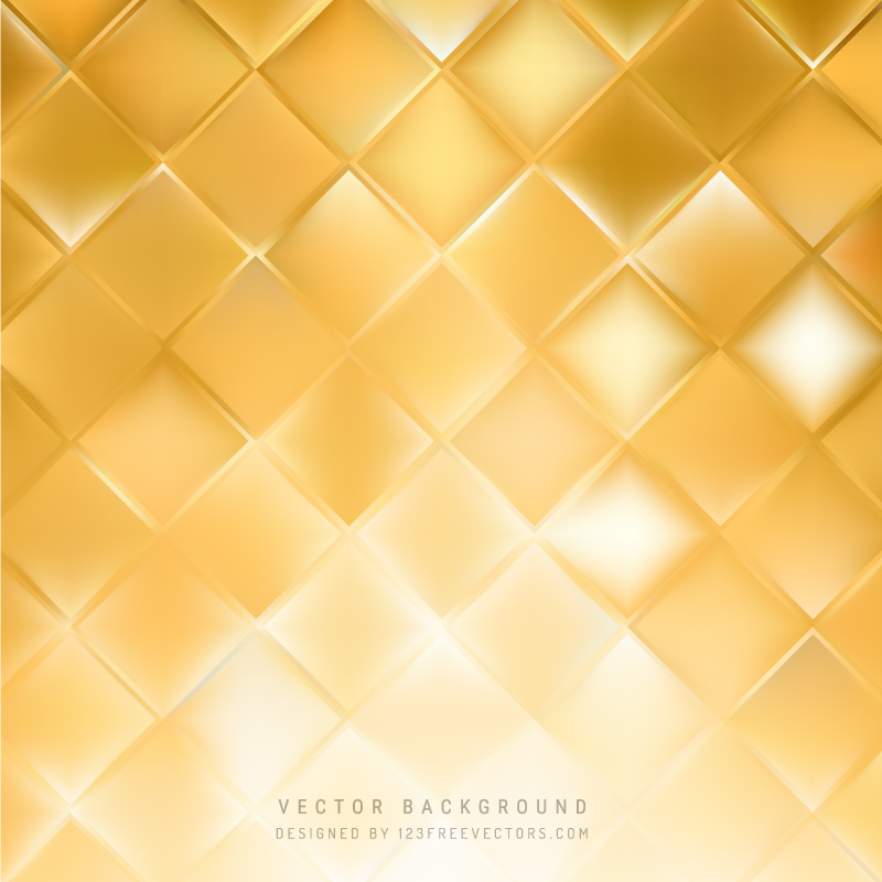 Abstract Orange Square Background Template