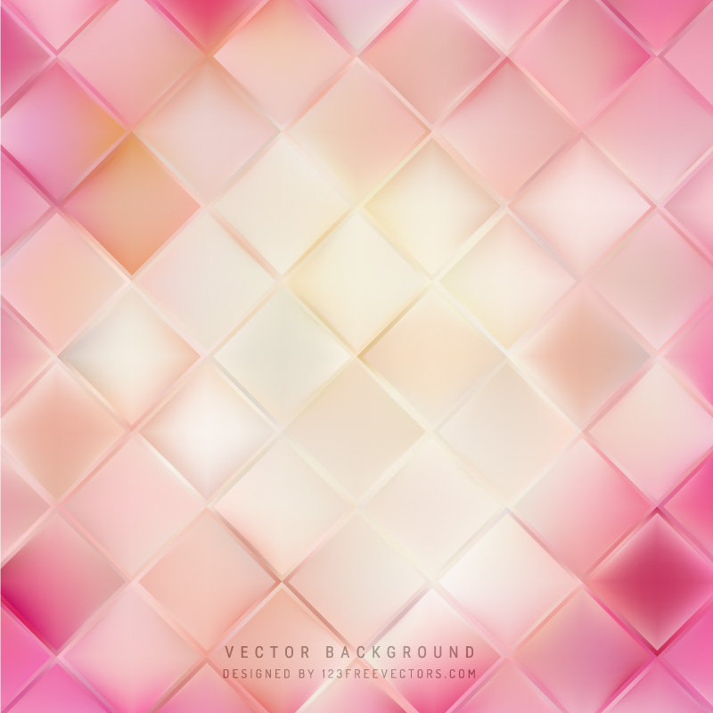 Abstract Light Pink Square Background Template