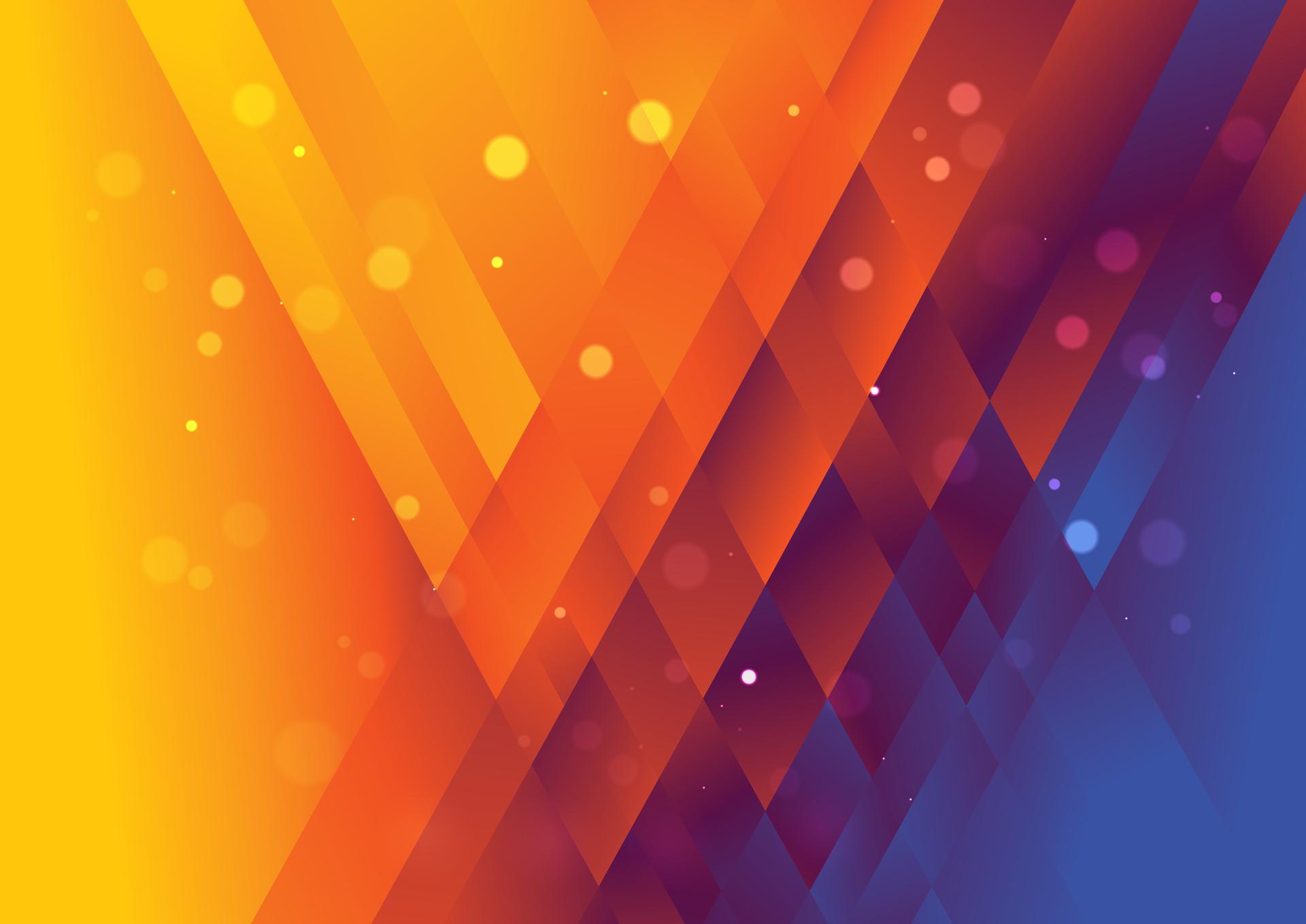Blue and Orange Gradient Background